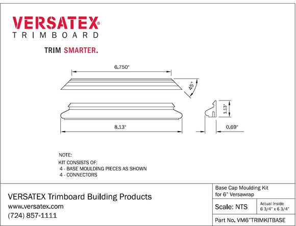Versawrap Base Cap Moulding Kit – Penn Fencing, Inc.